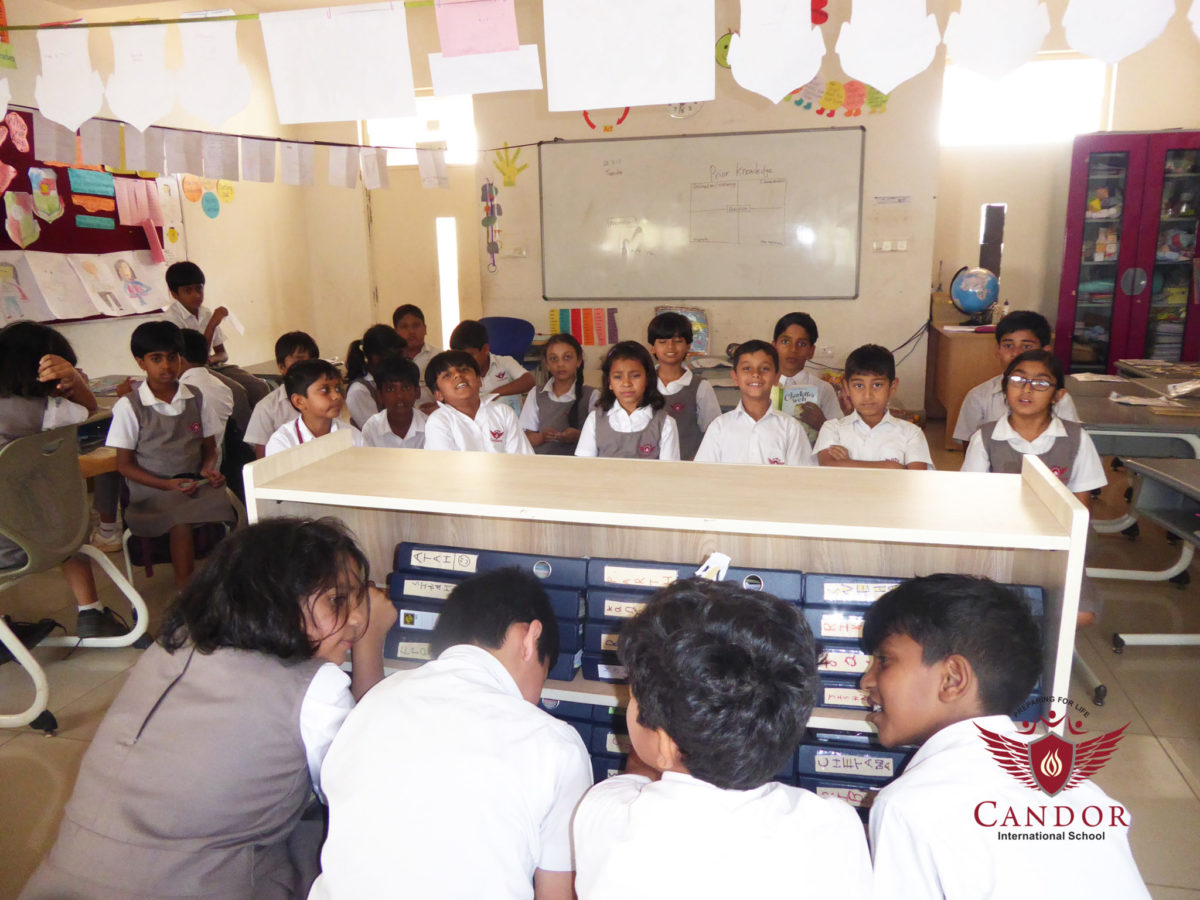 Grade 3 - Making of Puppet Stories - Candor International School