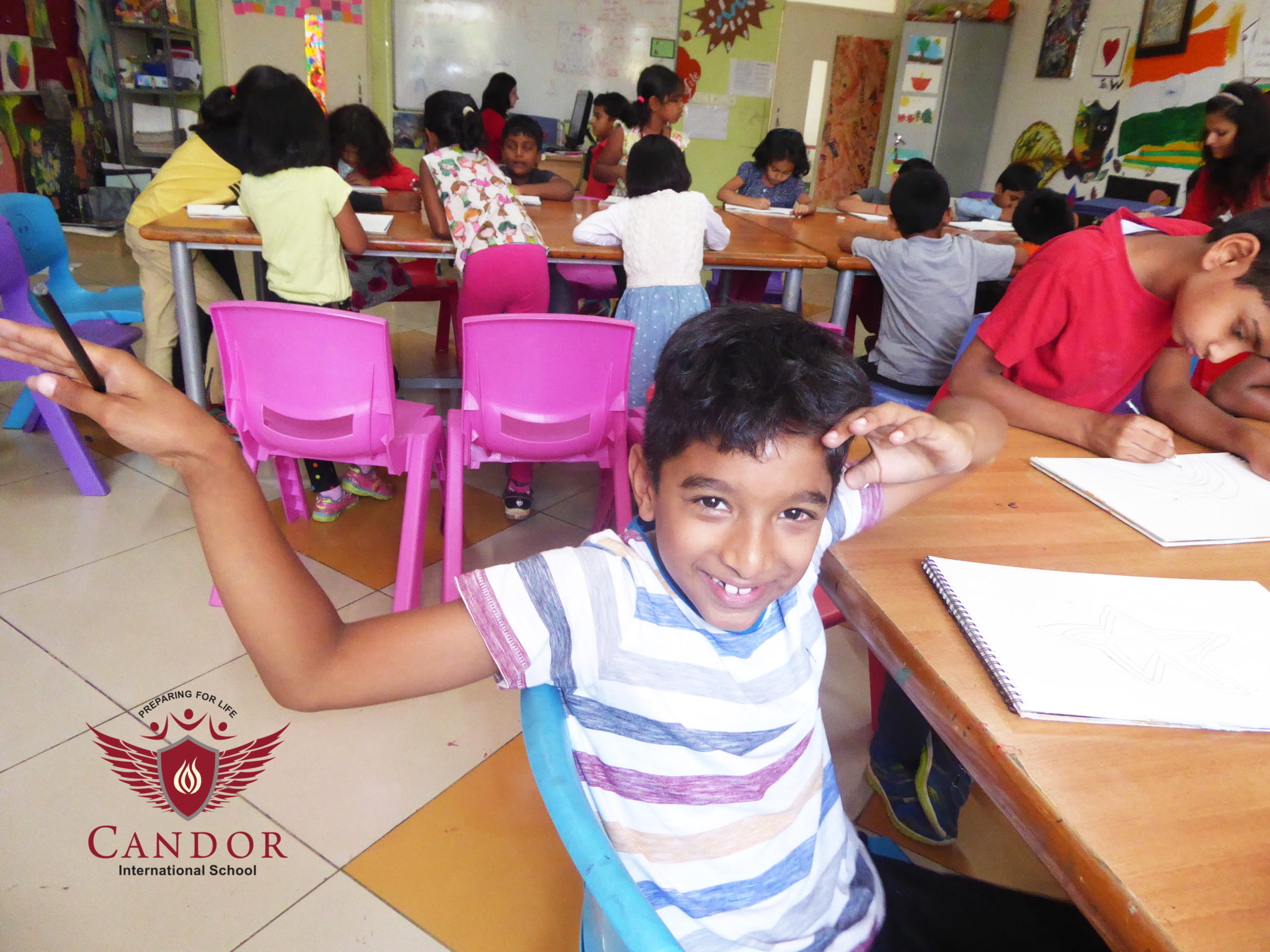 Grade 1B Art Session!!! - Candor International School
