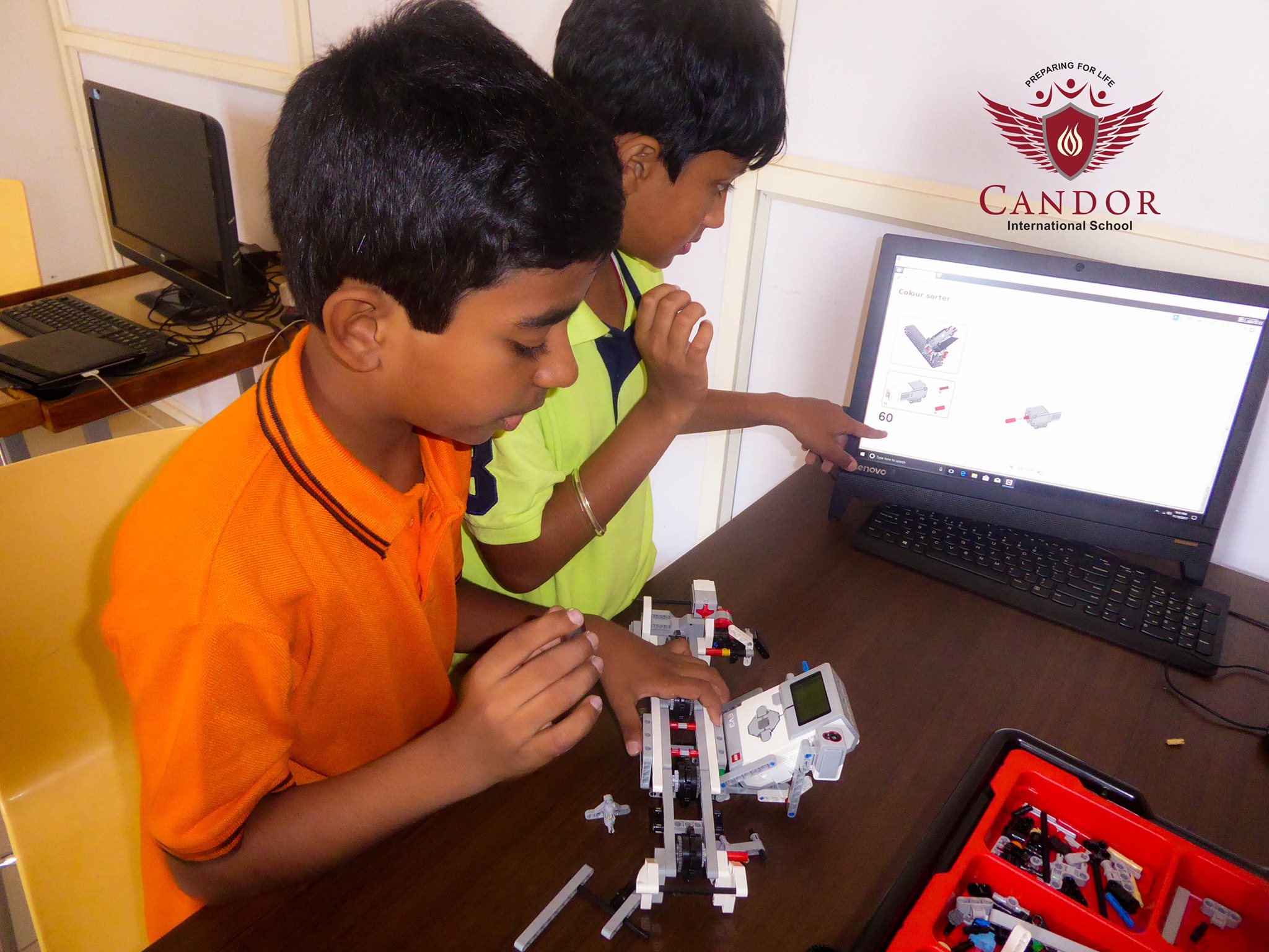 Grade 6 Students @ Robotics Session!!! - Candor International School