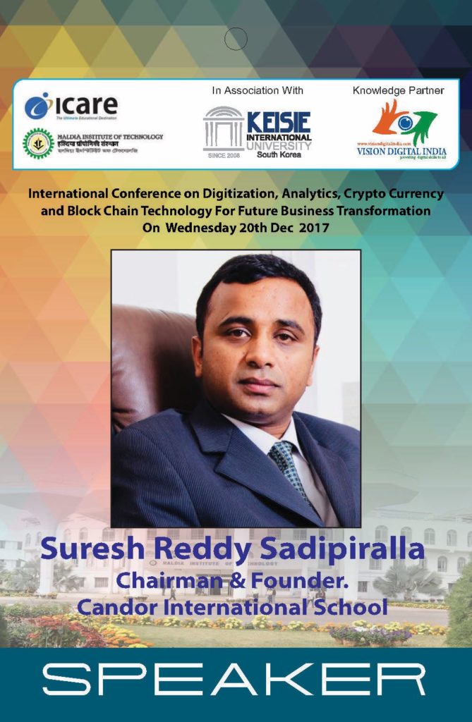 We are very proud to announce that our Chairman, Suresh Reddy has been ...