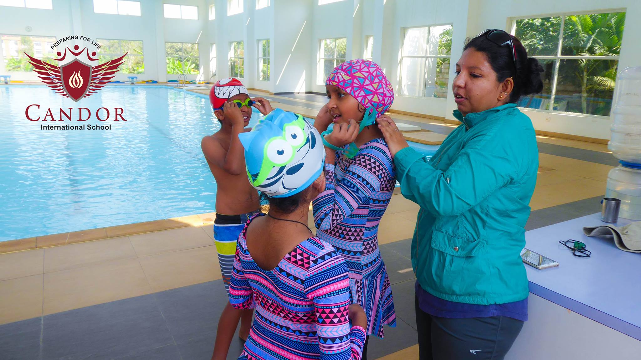 Grade 3 Students Swimming Session!!! - Candor International School