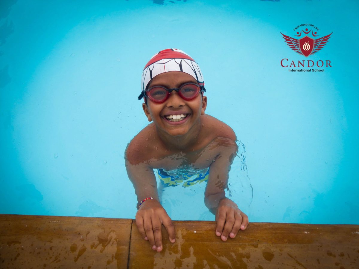 Grade 4 Swimming Session!! - Candor International School